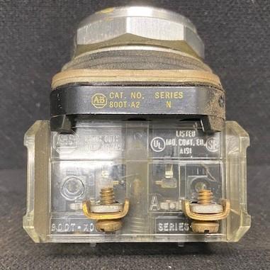 Allen-Bradley 800T-A2 Series N Black Push Button | Garden City Plastics